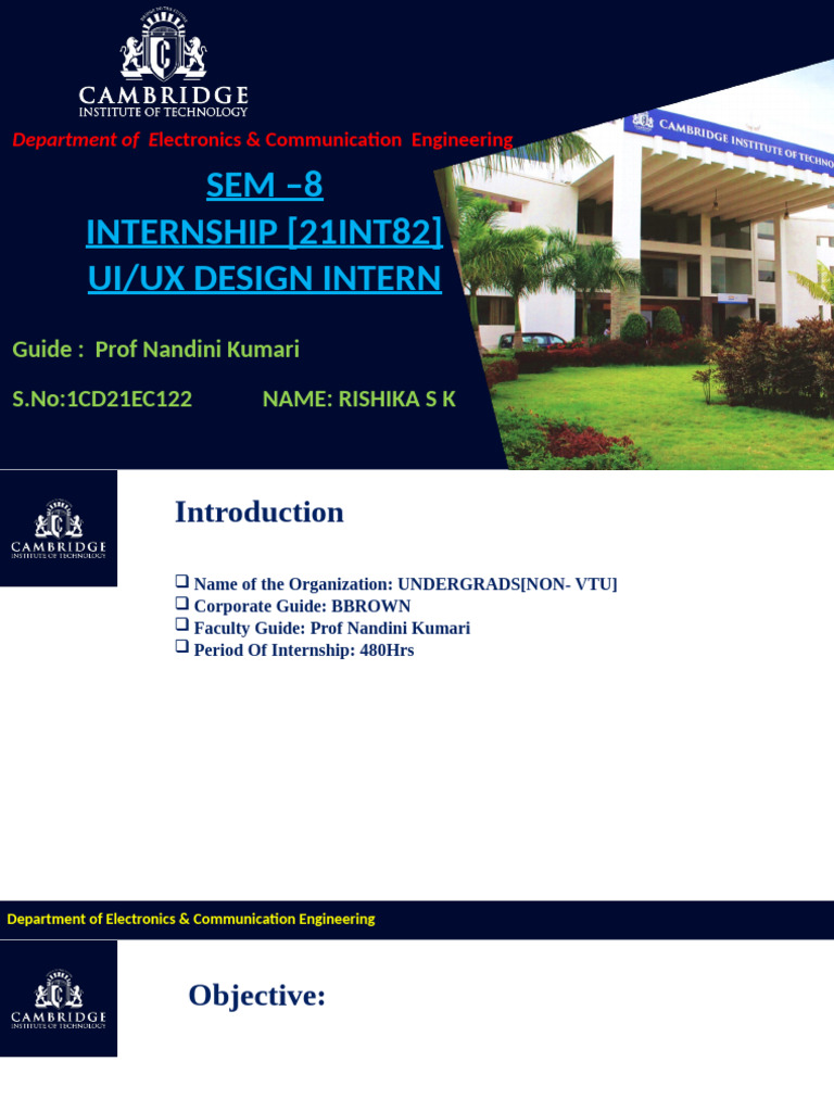 Rohan Internship PptEDIT | PDF | User Interface Design | Information Technology