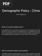 Pro-Natalist and Anti-Natalist Policies - GEOGRAPHY MYPGCSEDP | PDF ...