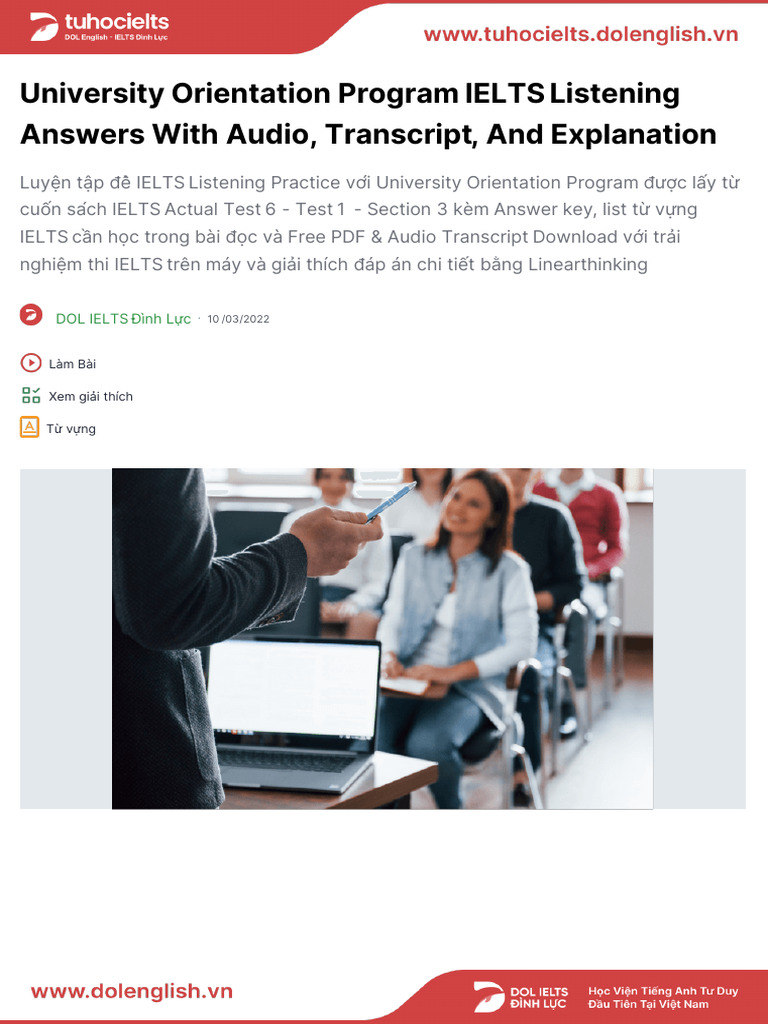 6 1 3 University - Orientation - Program | PDF