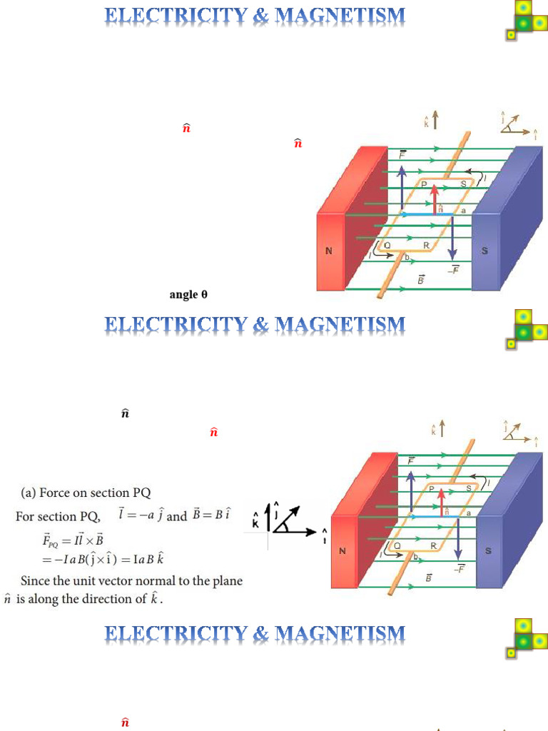 Electricity & Magnetism Lec12 | PDF | Electron | Magnetic Field