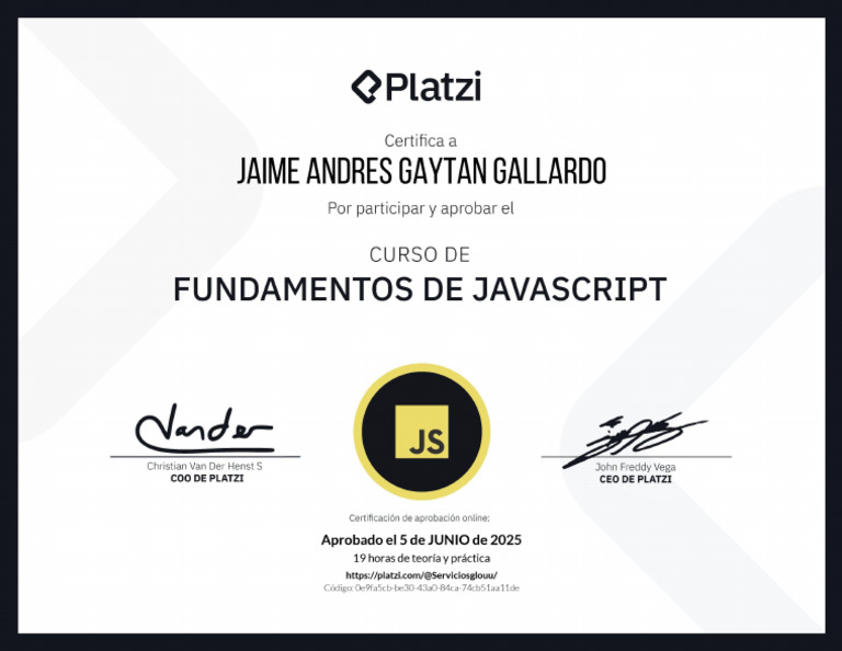 Diploma Javascript | PDF