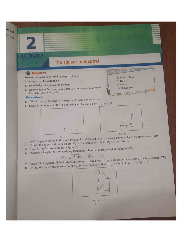 Maths Lab Manual Activities, Class - IX | PDF
