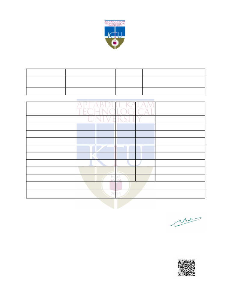 KTU Semester 2 Grade Card for Akshay Ram M | PDF