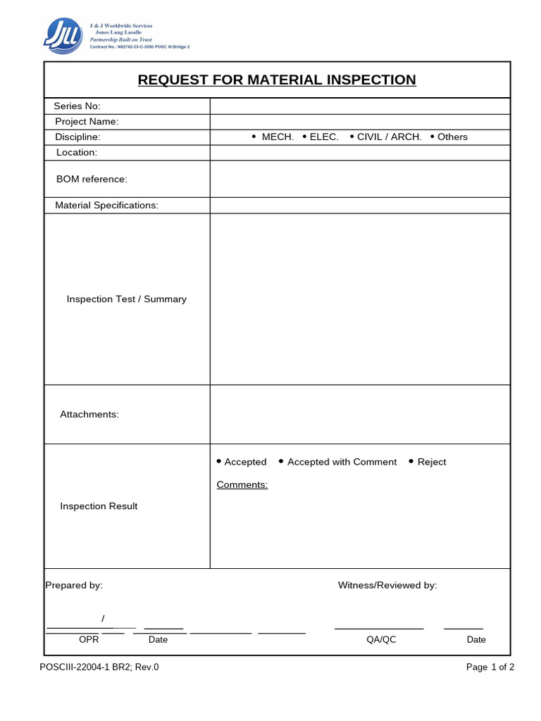 Posciii-22004-1 Br2 JJLL Rmi Form | PDF