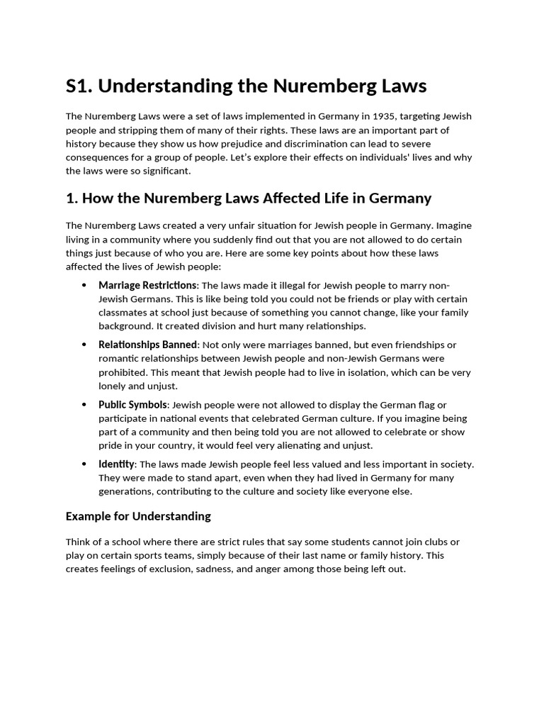 TMAI - Understanding The Impact of Nuremberg Laws | PDF