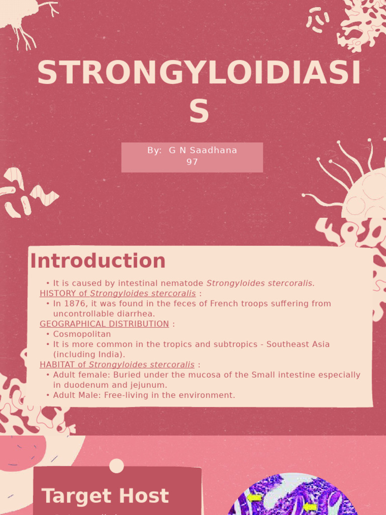 Strongyloidiasis (Saadhana) | PDF | Meningitis | Human Diseases And ...