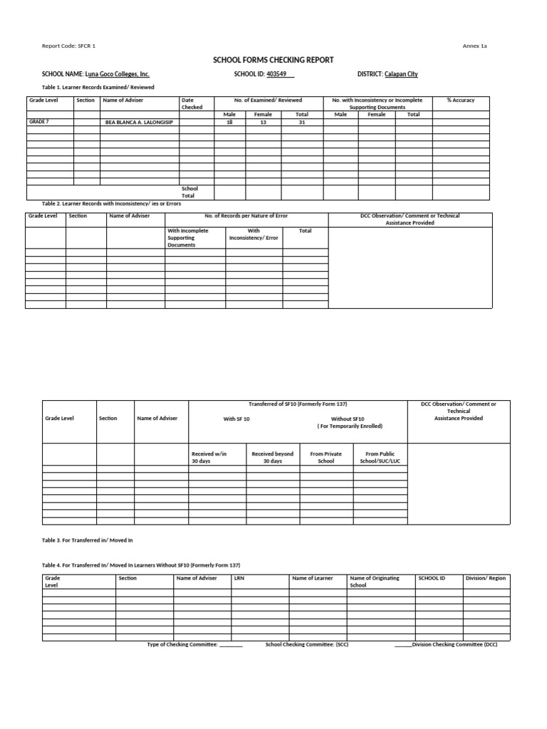SFCR 1 2 YCOR - Docx S. Y. 2024 2025 | PDF