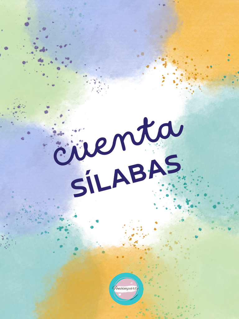 Cuenta Las Sílabas | PDF