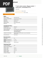 Schneider Electric - Easy-Harmony-ET6 - HMIET6400 | PDF | Touchscreen | Computing