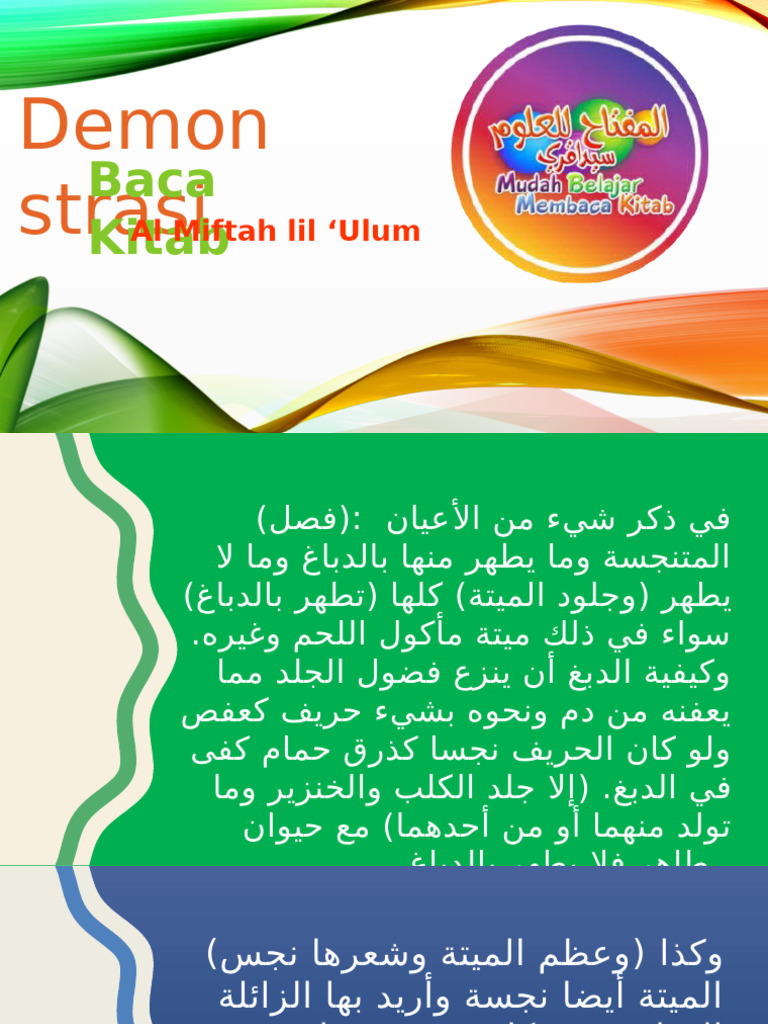 Bismillah Demonstrasi Al Miftah 2025 | PDF