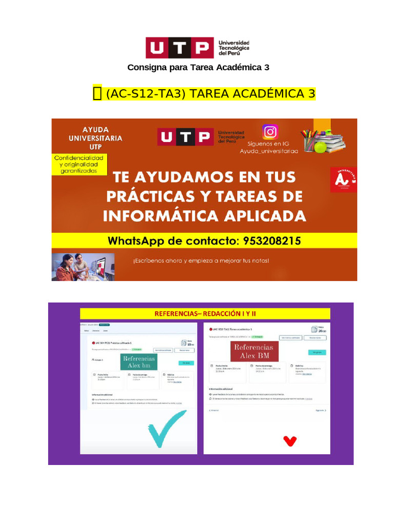 ? (AC-S12-TA3) TAREA ACADÉMICA 3 Informatica para Los Negocios | PDF | Informática