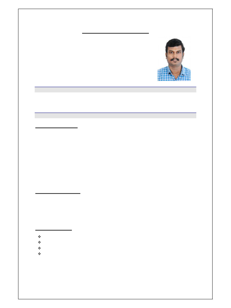Lithin T Kurian CV and Experience | PDF