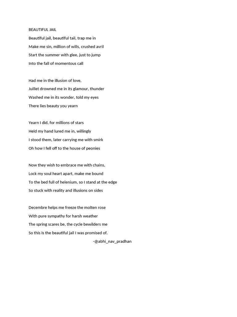 Beautiful Jail | PDF