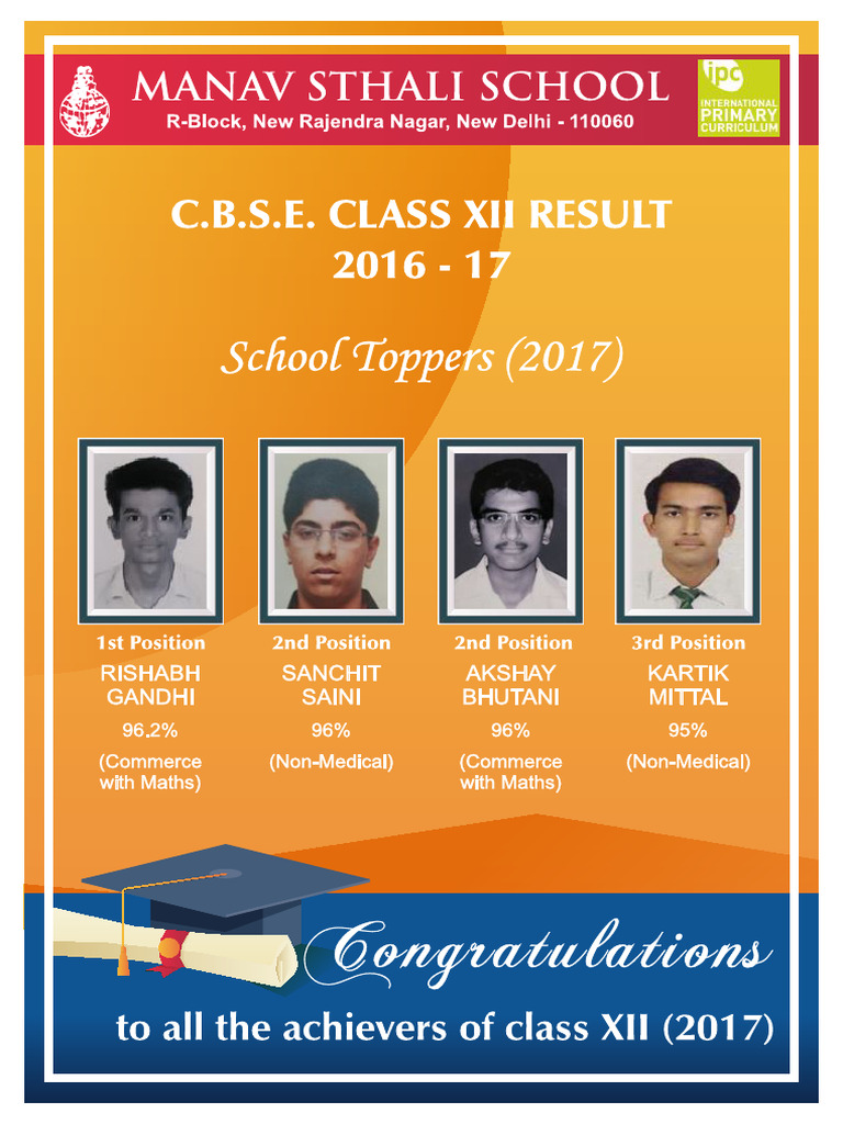 Class Xii Result 2017 | PDF