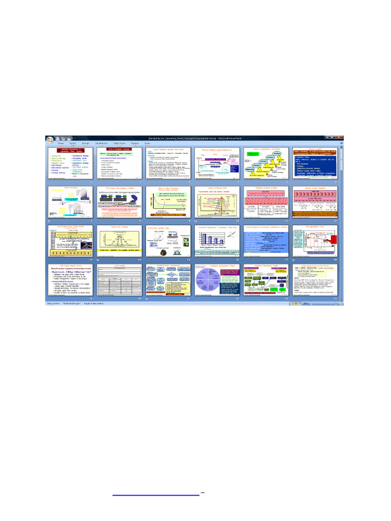 Reliability For Operating Plant 1 | PDF