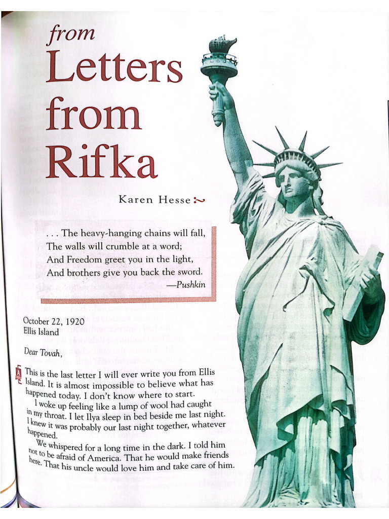 Letters From Rifka by Karen Hesse | PDF