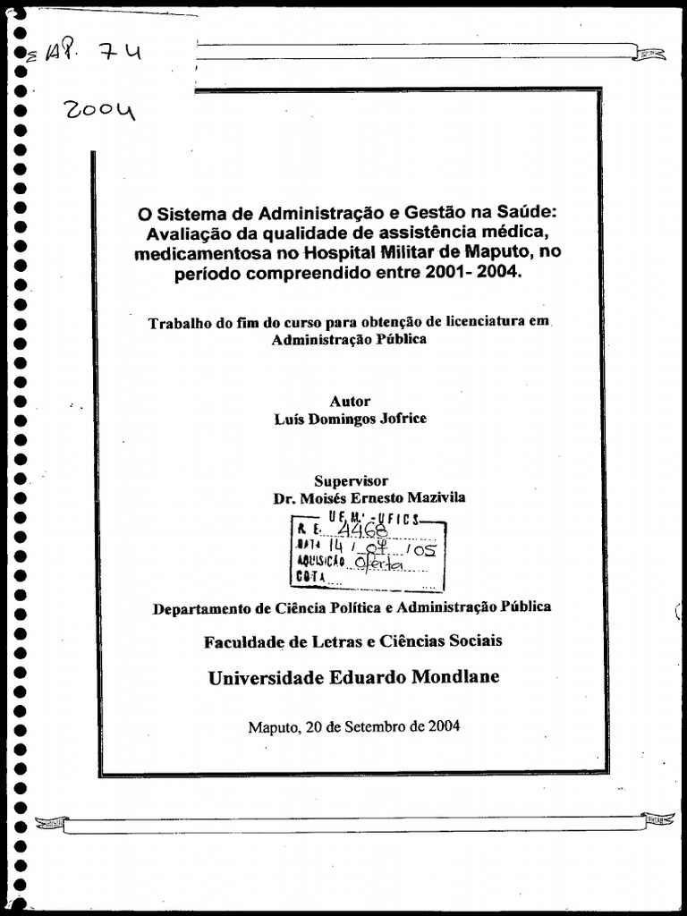 Vantagens e Desvantagens Da AMM | PDF