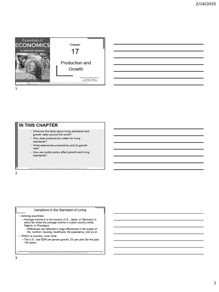 Interactive CH 17 Production and Growth 10e, Essentials | PDF ...