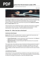 Notice Draft under Section 80 CPC | PDF | Private Law | World Wide Web