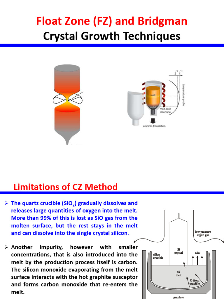 Lecture-3 FZ and Bridgman Growth Techniques | PDF | Doping ...