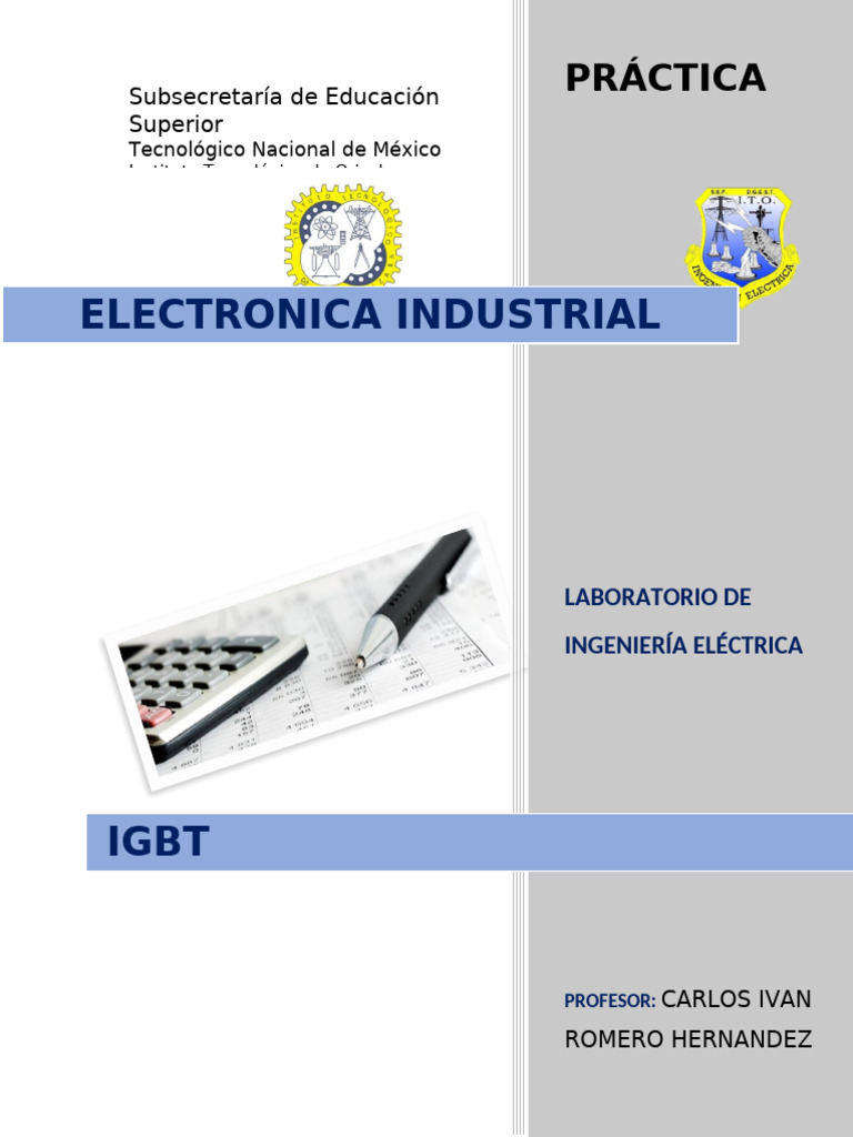 Practica 6 Igbt | PDF | Transistor | Electrónica