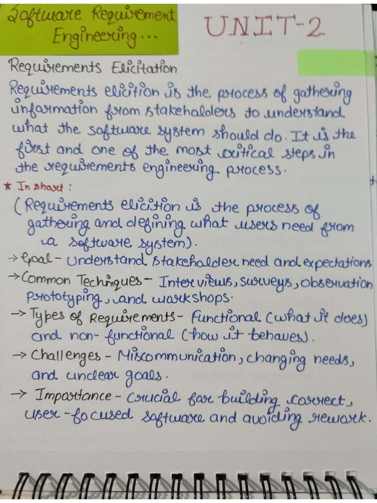 Unit 2 Software Engineering | PDF