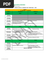 2024 NSC Final Grade 12 Exam Timetable | PDF | Educational Stages