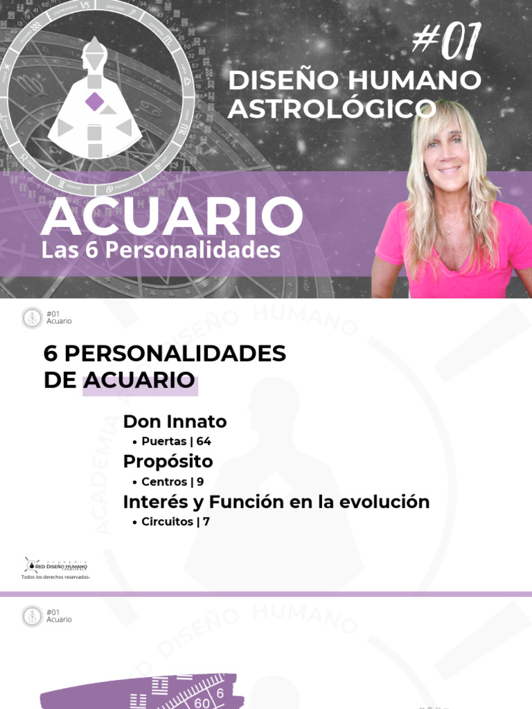 Personalidad Acuario en Diseño Humano | PDF | Las emociones | Sicología