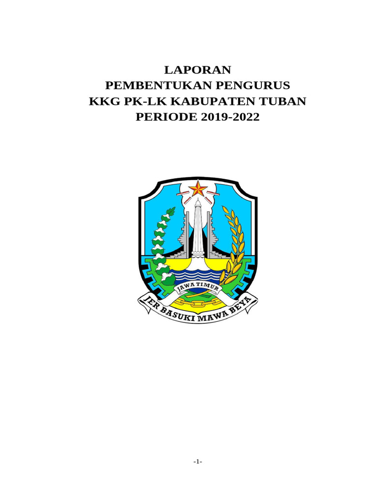 Laporan Pembentukan KKG | PDF