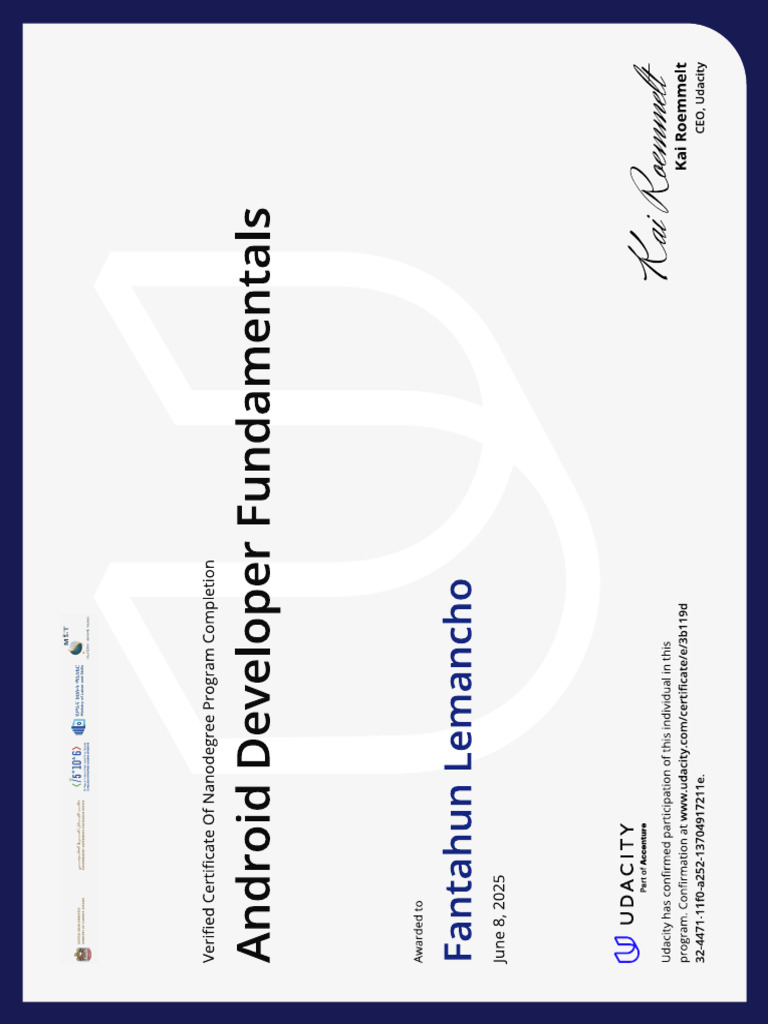 Android Developer Fundamentals | PDF