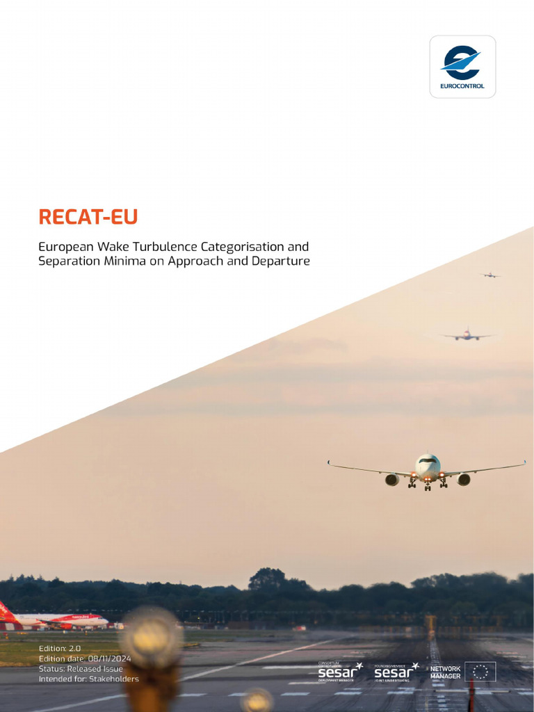 Eurocontrol Recat Eu Edition 2 0 | PDF | Airport | Aviation