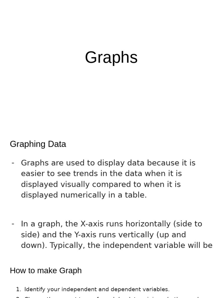 Understanding Independent Variables in Graphs | PDF | Chart | Cartesian ...