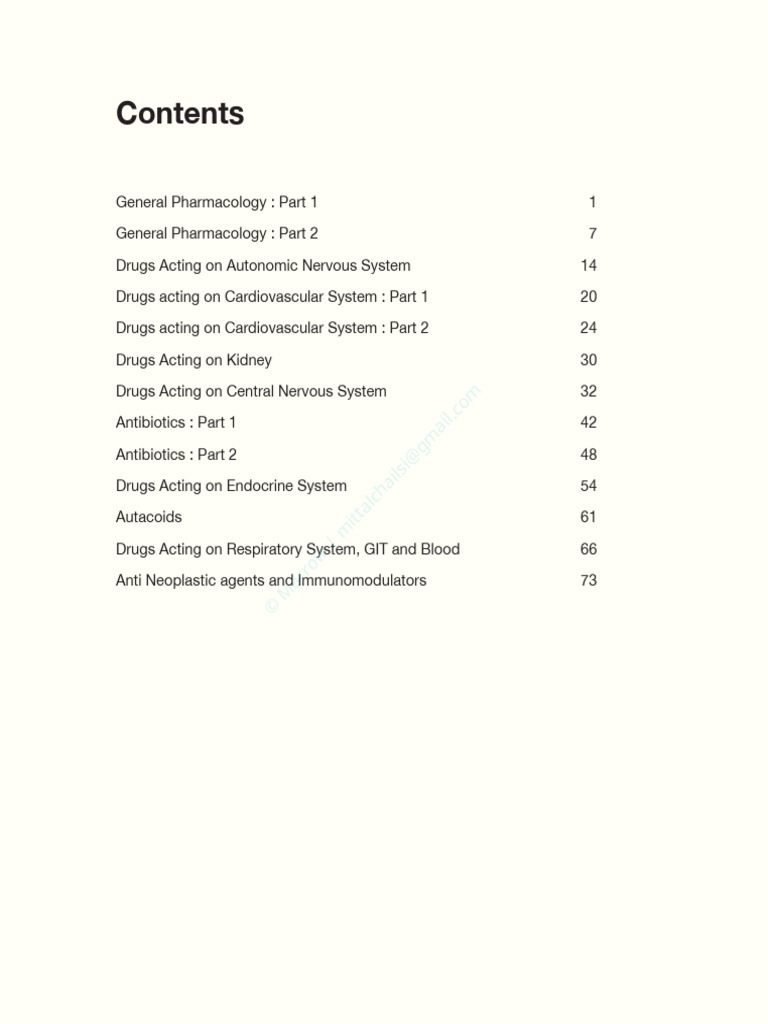Pharmacology Marrow 8 Edition Revision Notes | PDF | Receptor ...