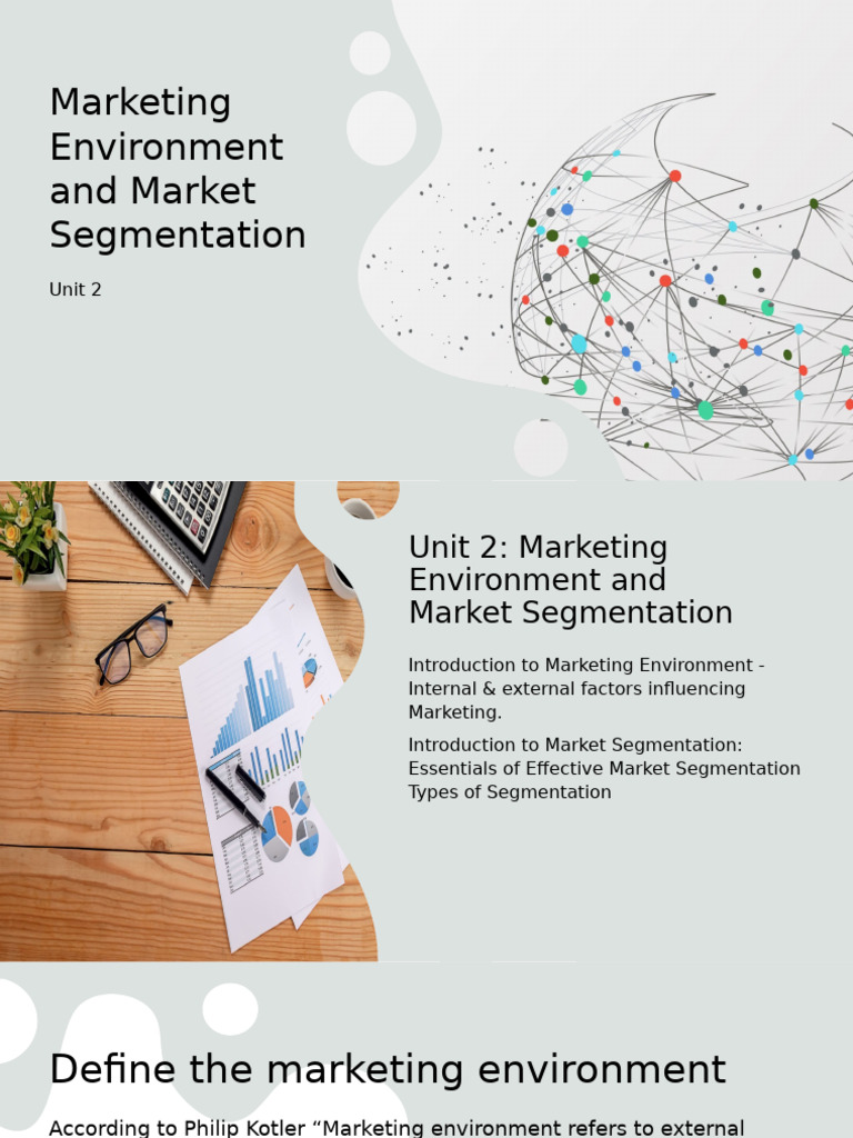PM CH 2. Marketing Environment and Market Segmentation | PDF ...