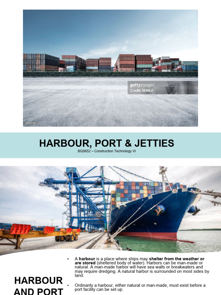 Harbour, Port and Jetty | PDF | Harbor | Port