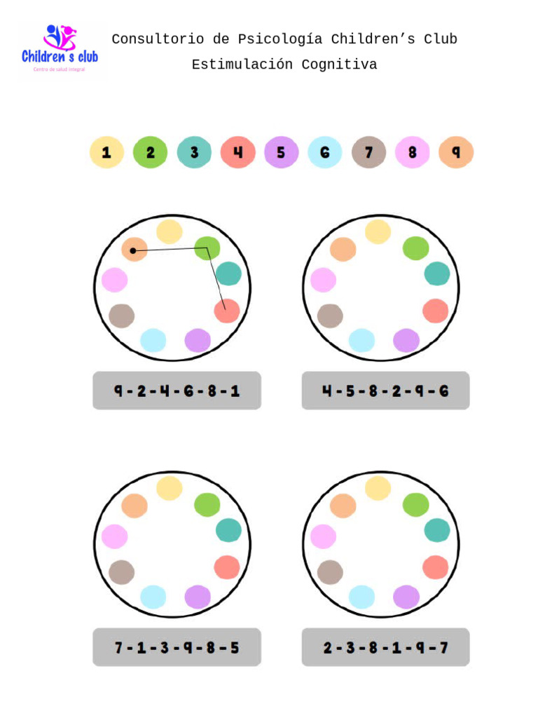 Secuencia de Colores Pacientes de Tdah Atencion | PDF