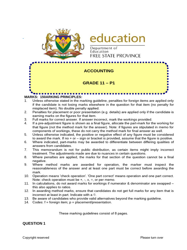 .Arch3 GR 11 JUne Exam 2019 P1 MG | PDF | Equity (Finance) | Debt
