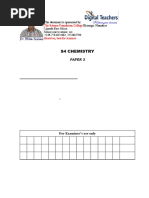 S2 Chemistry New Curriculum Overview | PDF