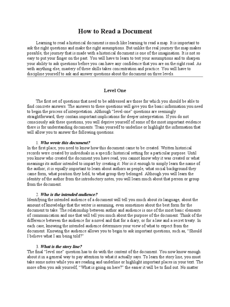 How To Read A Document | PDF | Genre | Poetry