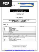 Maths Lit Gr11 p2 Memo Nov2022 - English | PDF | Length | Area