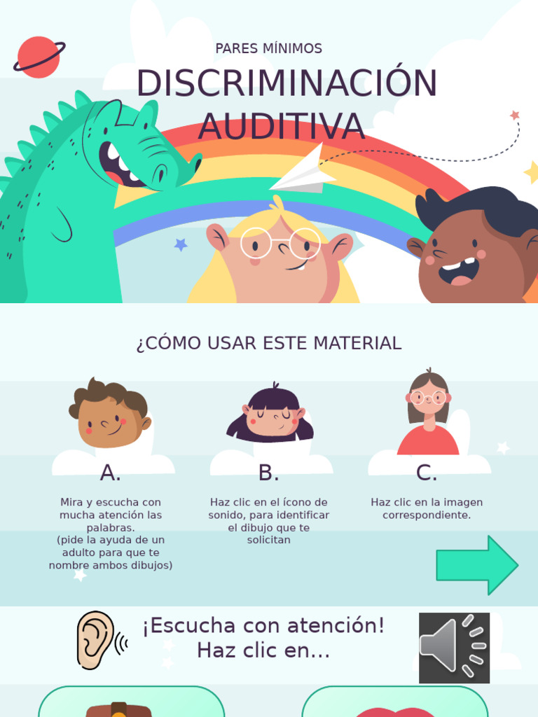 Discriminación Auditiva-Pares Mínimos | PDF