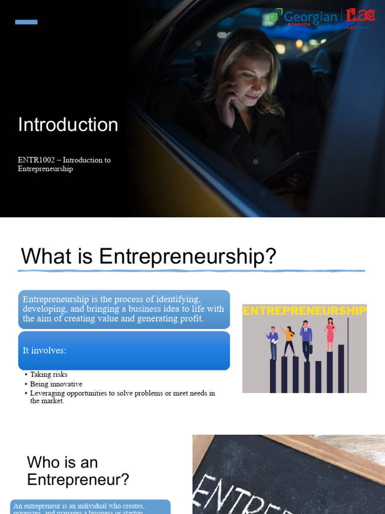 Introduction To Entrepreneurship | PDF | Entrepreneurship | Economic Growth