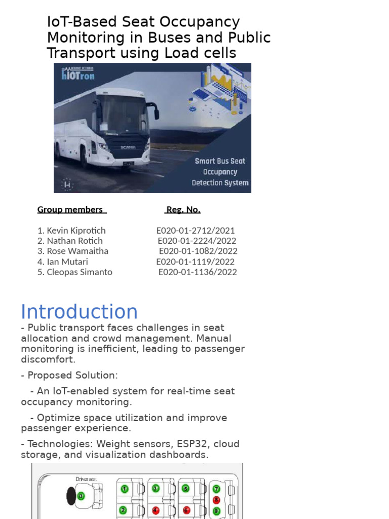 IoT Seat Occupancy Monitoring System | PDF | Internet Of Things ...