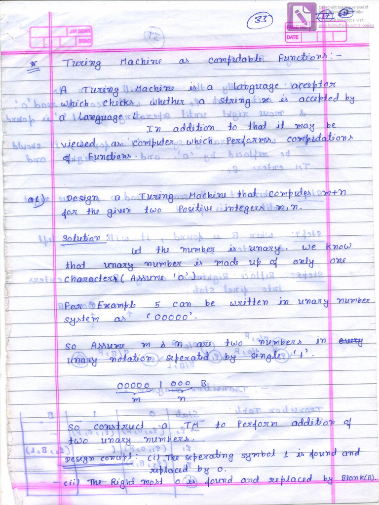 Turing Machine As Computable Function (TOC) | PDF