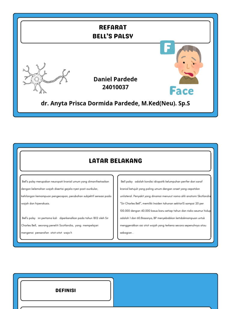 Bell's Palsy: Diagnosis dan Penanganan | PDF