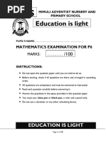 Math p6 Questions From Nesa | PDF | Area