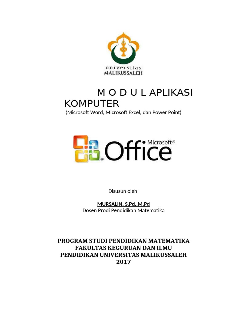 Modul Ajar Aplikasi Komputer | PDF