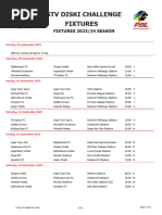 Betway Premiership Fixtures 2025-26 | PDF | Sports | Association Football