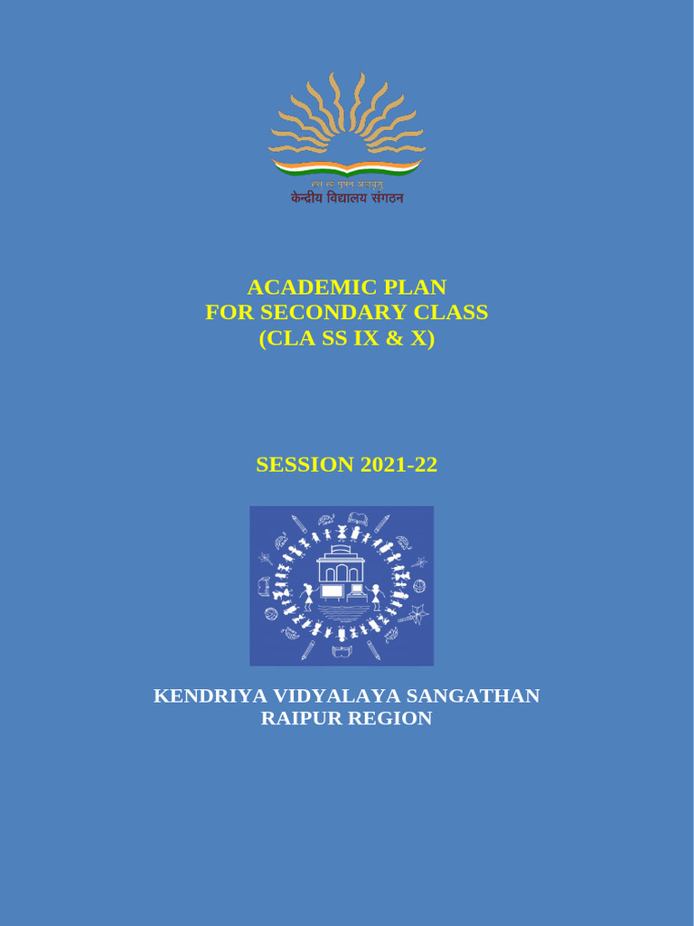 Academic Plan - Ix & x - All Subjects | PDF