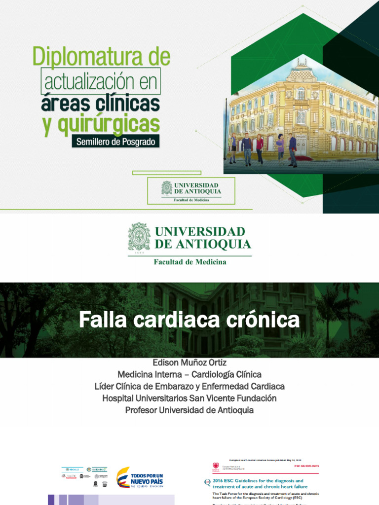 Diagnóstico y Manejo de Falla Cardiaca | PDF | Insuficiencia cardíaca ...
